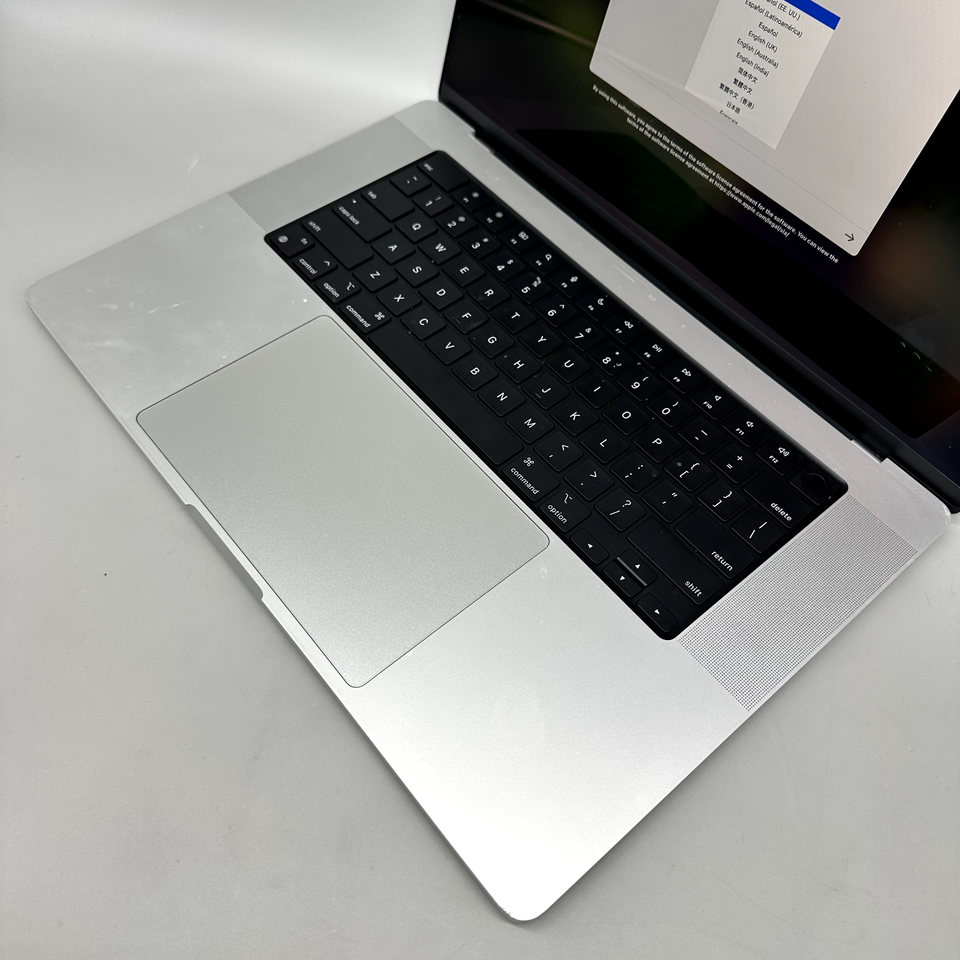 APPLE MACBOOK PRO A2485 16" M1 Pro 3.2Ghz 16GB LPDDR5 512GB SSD Silver ...