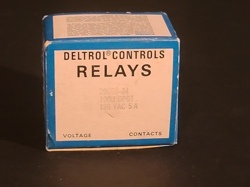 NEW IN BOX Deltrol Controls Relay 100U DPDT 5A 120VAC | eBay