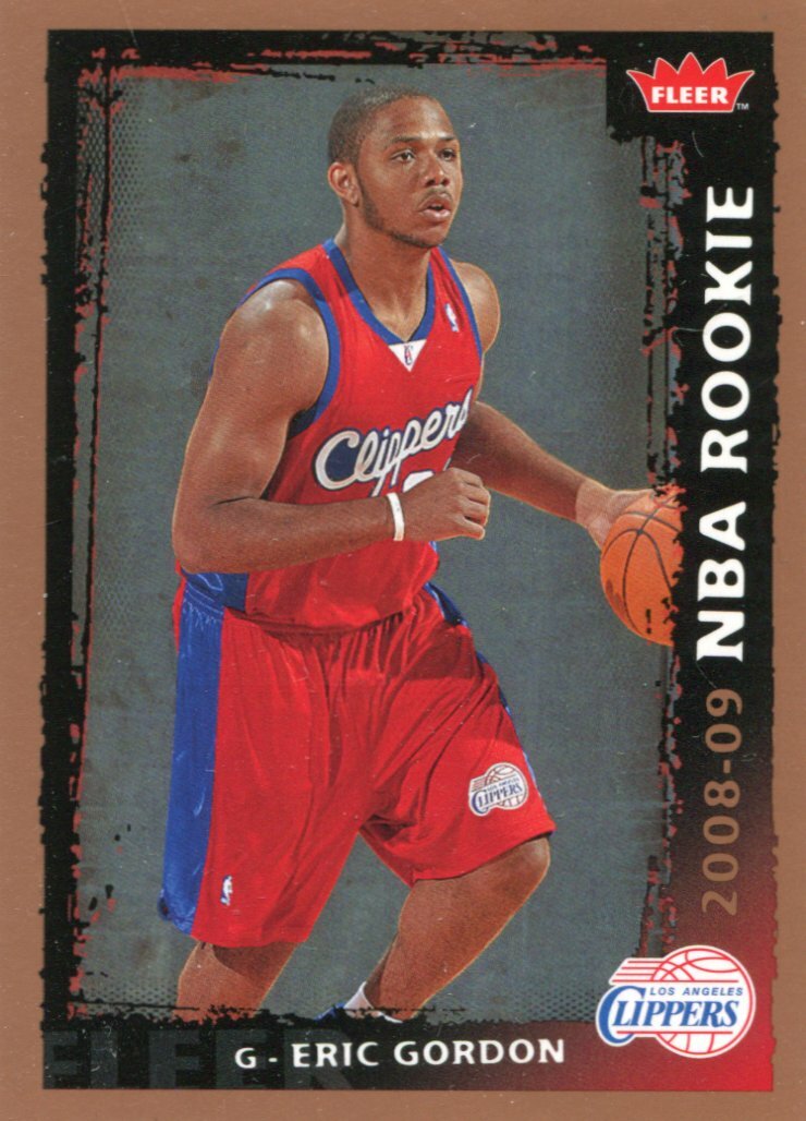 2008-09 Fleer - ERIC GORDON - Rookie Card #207 - ROCKETS | eBay