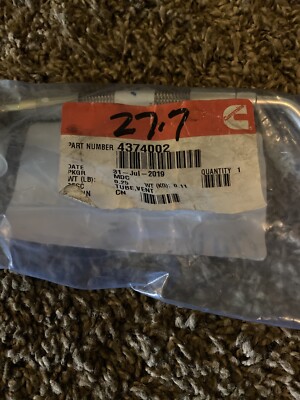 Cummins TUBE,VENT (REQ 2-4386678) 4374002 | eBay