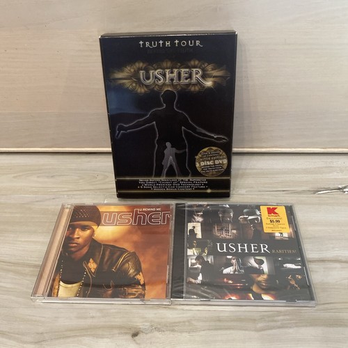 Usher LOT Truth Tour 3 Disc DVD SET U Remind Me Promo & Sealed Rarities ...