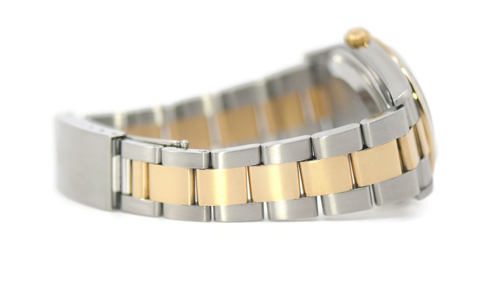 Rolex Oyster Perpetual Date 18K/Stainless Steel Watch 15203 | eBay