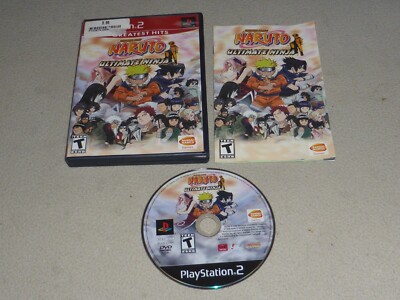 PLAYSTATION 2 PS2 GAME NARUTO SHONEN JUMP ULTIMATE NINJA COMPLETE ...