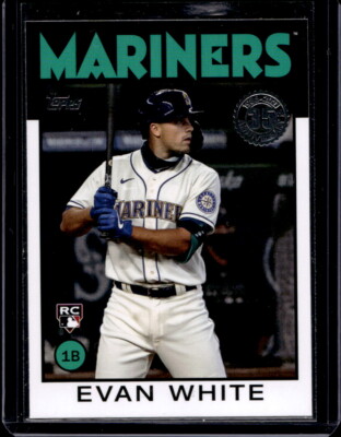 Evan White 2021 Topps Baseball - 1986 RC #86B-82 - Seattle Mariners | eBay