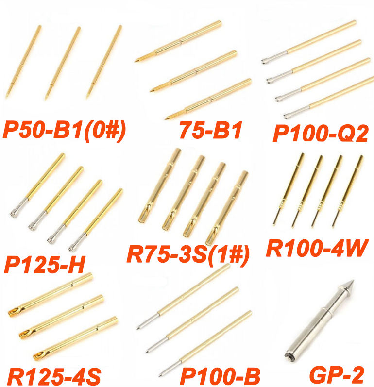 Spring Test Probe Pogo Pin Receptacle Tool Set Dia 0.68mm-2.36mm ...