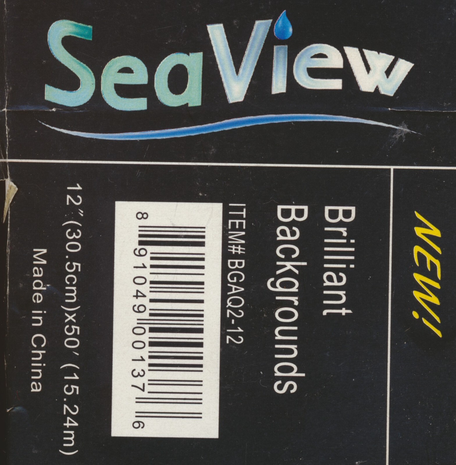 Seaview Brilliant Backgrounds Fish Tank Aquarium Double Sided ...