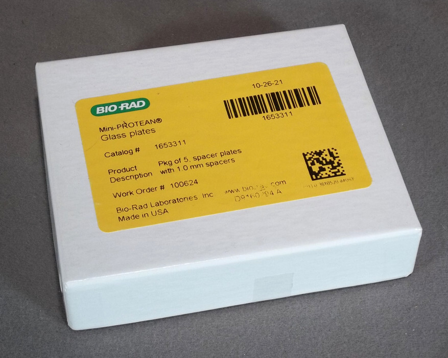 BioRad Bio-Rad Mini Protean Glass Plates Pkg of 5 Cat# 1653311 for sale ...