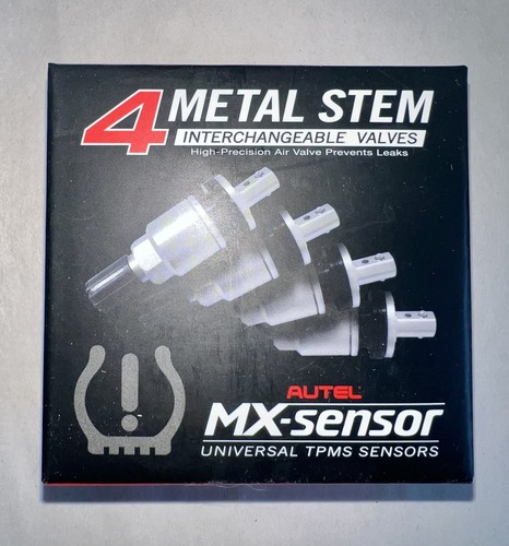 AUTEL MX-SENSOR 4 METAL STEM VALVES UNIVERSAL TPMS SENSORS P/N ...