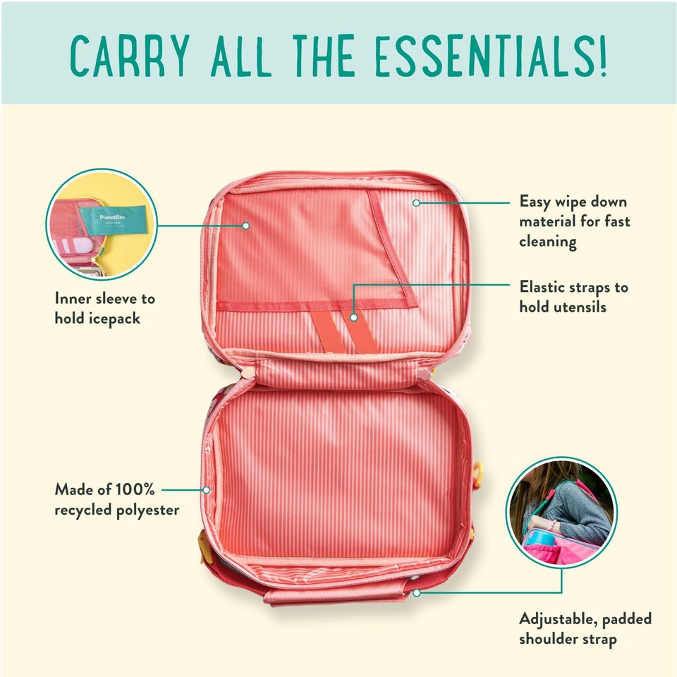 Rover Stainless Steel Bento Box Style Lunch Box Kit for Kids with 5 ...