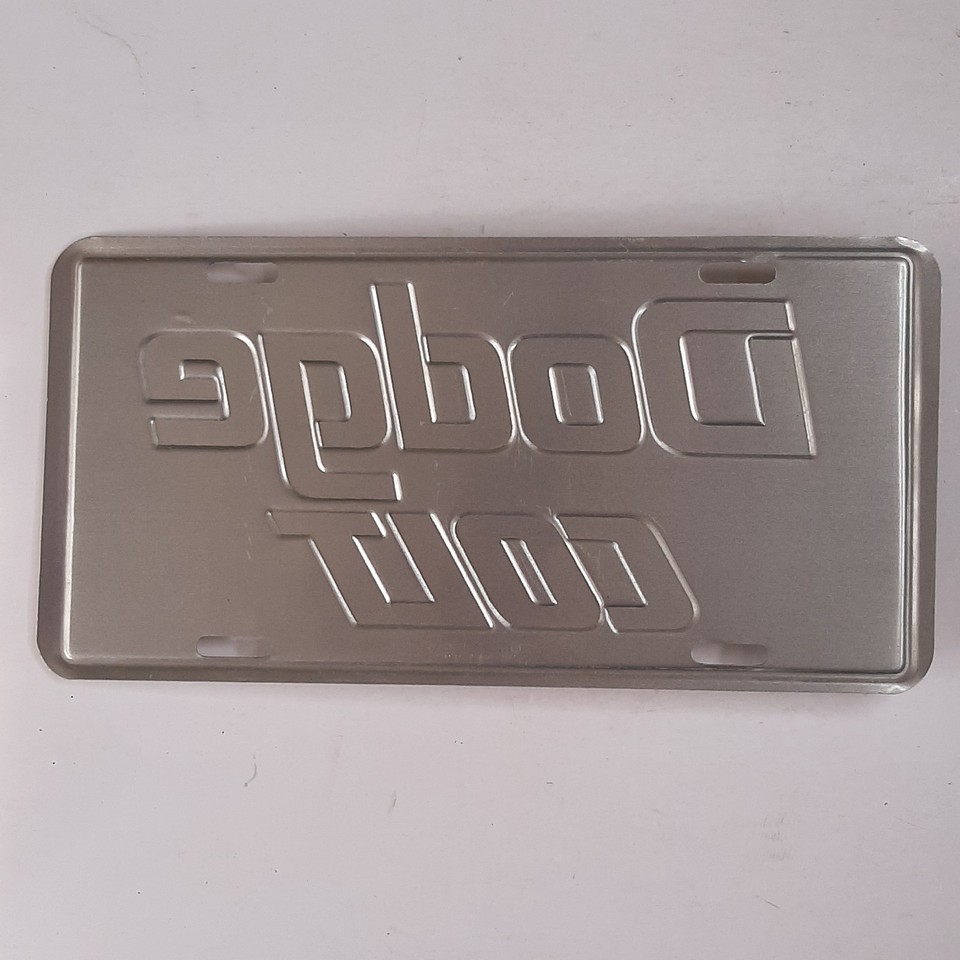 LP 12 Dodge Colt Metal License Plate | eBay