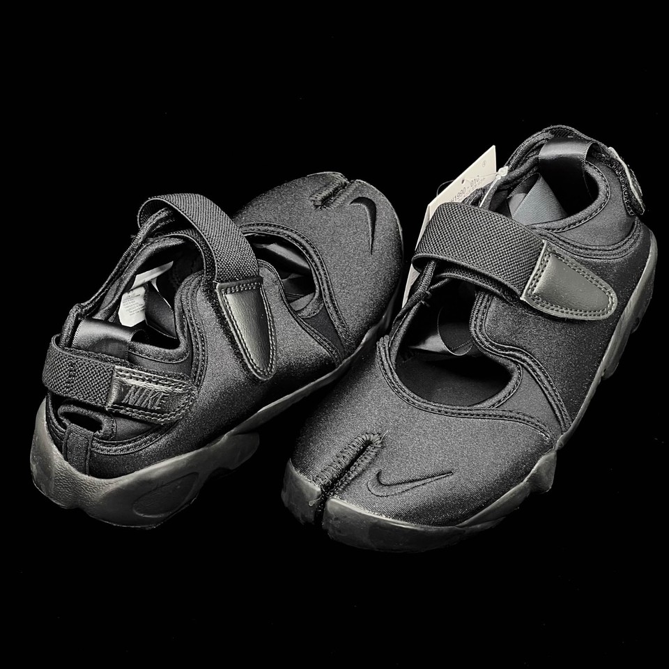 Nike Air Rift Ballet Style Women Split Toe Lightweight Black IH1990-010 ...
