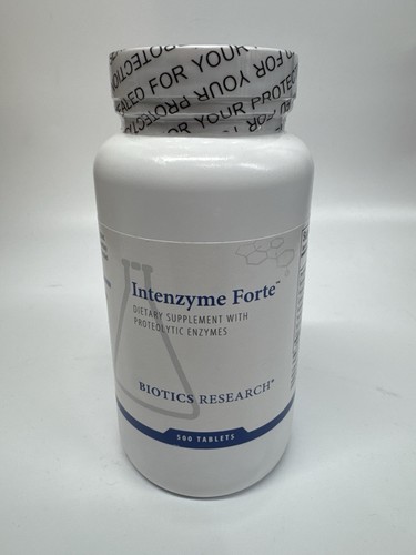 Biotics Research Intenzyme Forte 500 tablets Expiration February/2026 ...