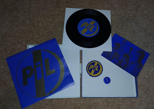 PUBLIC IMAGE LTD Seattle BOX SET Vinyl Postcard sew on patch & badge in ...