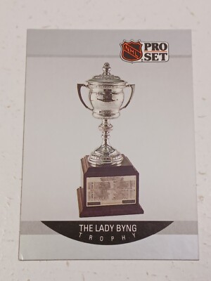 Brett Hull St. Louis Blues The Lady Byng Trophy 1990 Pro Set Card #378 ...