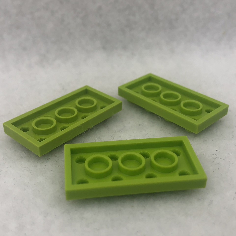 LEGO 3020 Lime Plate 2 x 4 (x3) | eBay