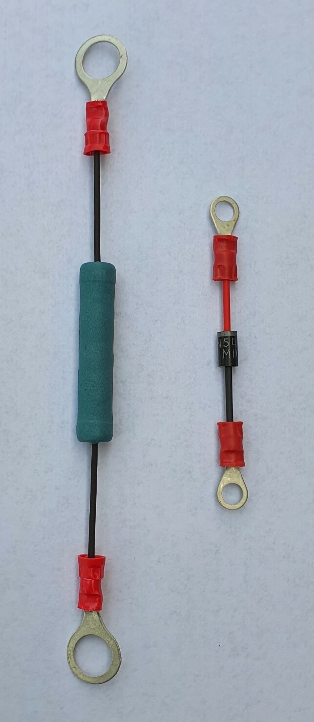 EZGO TXT 36 Volt Solenoid Resistor and Diode set Golf Cart | eBay