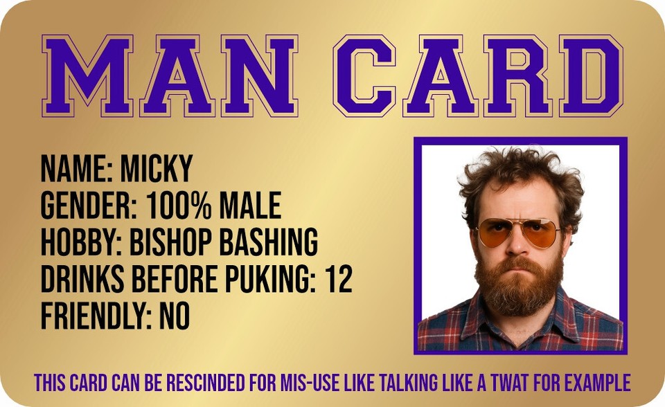 Personalised Funny FAKE ID cards FULLY CUSTOMISED Prank Gift Custom ...