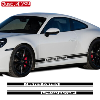 Car Side Stripes Limited Edition Sticker for Porsche 911 996 997 ...
