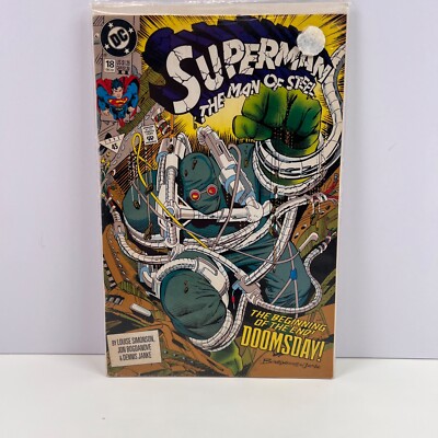 Superman The Man of Steel #18 (1992) 1st Appearance of Doomsday DC ...