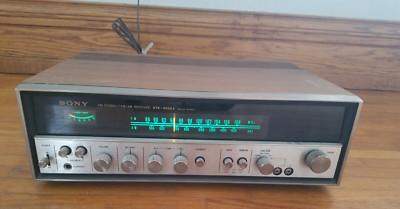 Vintage SONY STR-6036A Stereo Receiver Woodgrain Wood Cabinet Tested ...