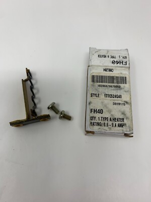 Eaton Cutler-Hammer FH40 Type A Thermal Overload Heater Element | eBay