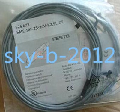1 PCS NEW IN BOX FESTO proximity switch 526672 SME-10F-ZS-24V-K2,5L-0E ...