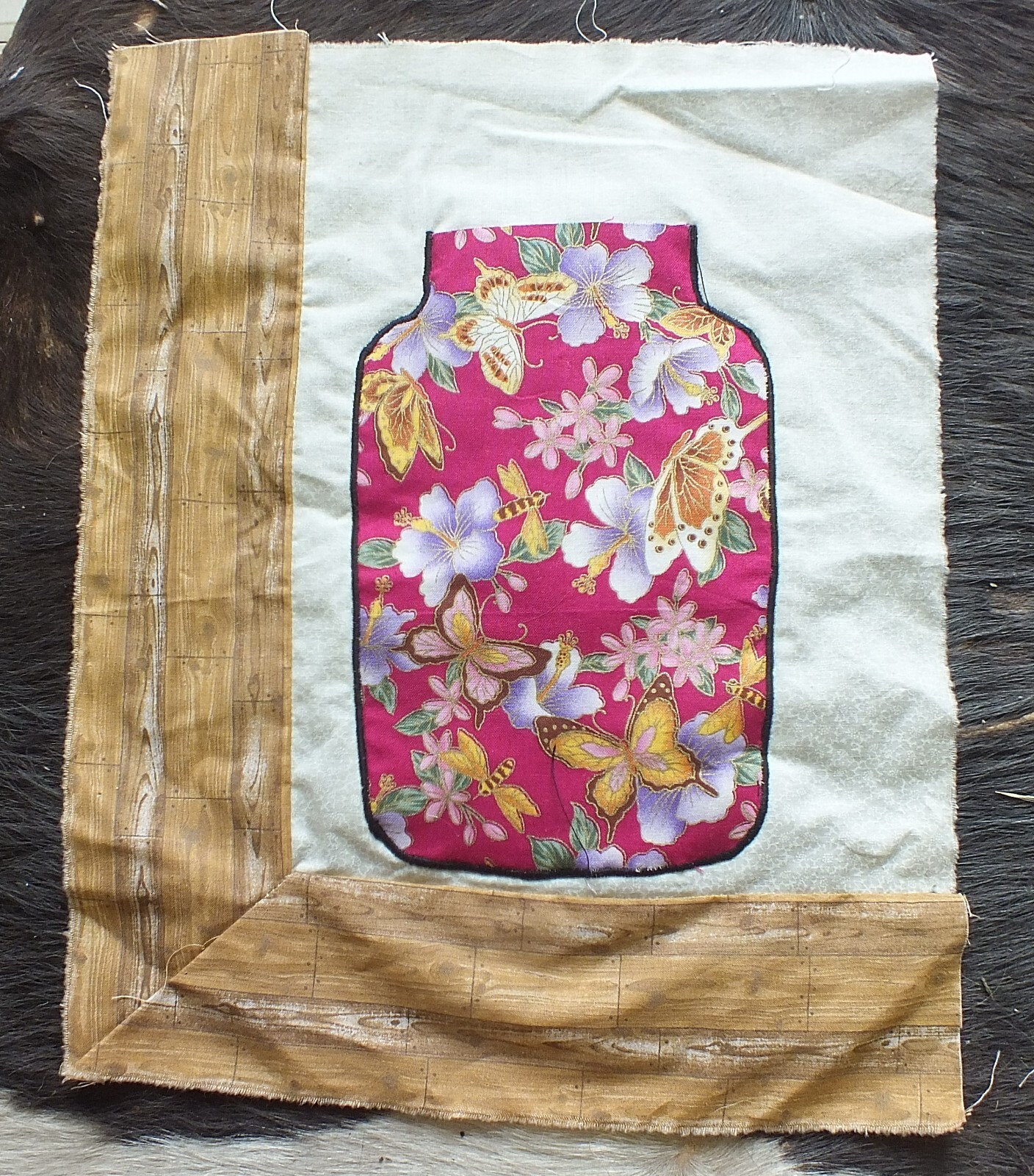 Lot of 12 Bug Jar Quilt Blocks each block measures approx. 12" x 14-1/2 ...