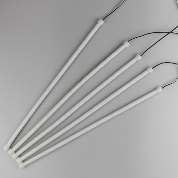 2X Amber 10W 60CM Slim LED Soft Tube Light Bar Car DRL Interior Grill ...