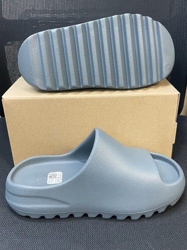 Yeezy Slide Kids 2Y adidas - Slate Marine Gray ID2352 - Brand New in ...