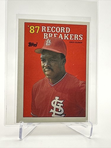 1988 Topps Vince Coleman Rookie Baseball Card #1 Mint FREE SHIPPING | eBay