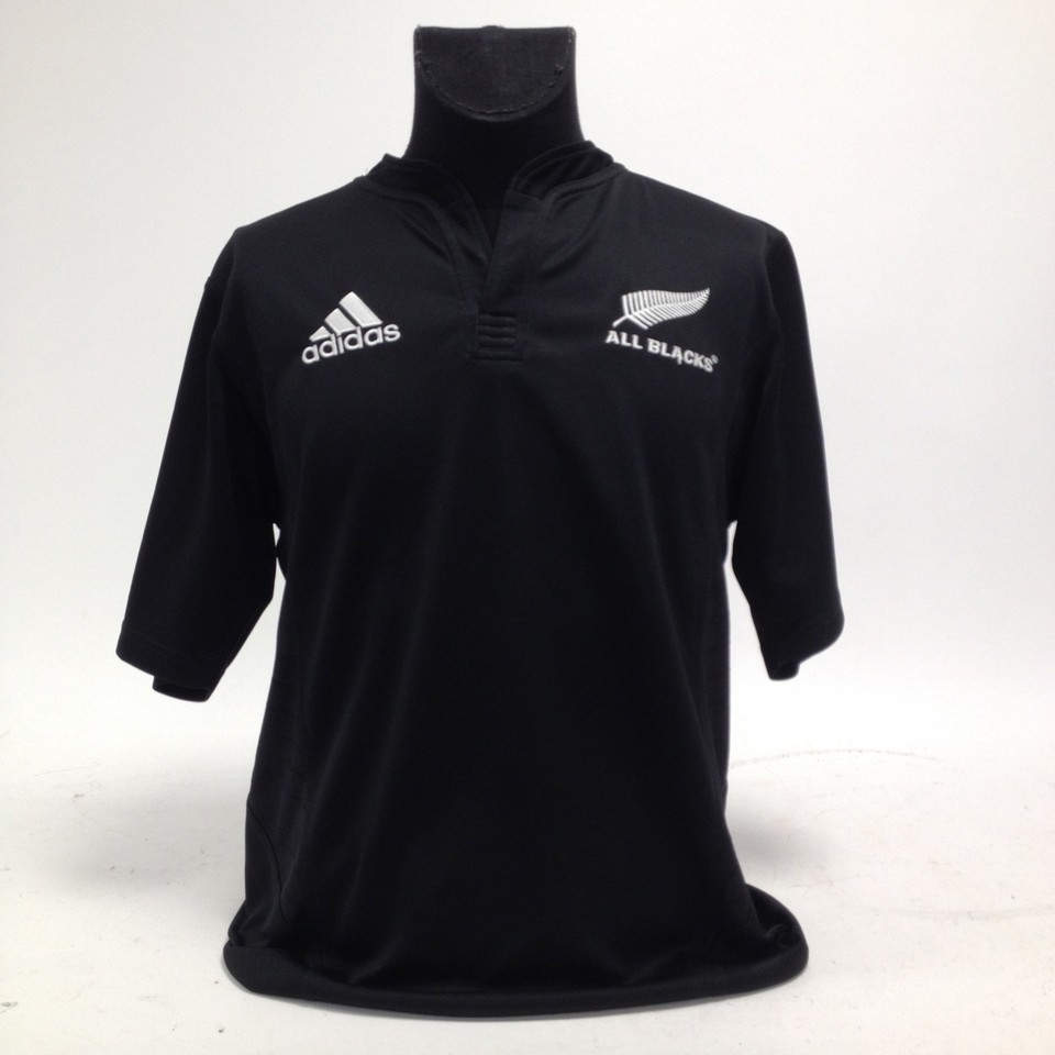 Adidas All Blacks Rugby Shirt Medium Black Official Licensed Product ...