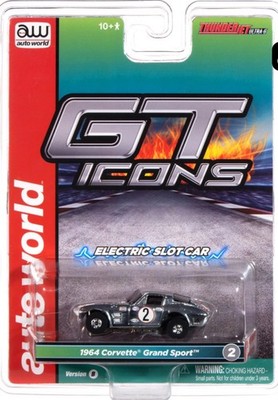 Auto World Thunderjet Ultra-G GT Icons 1964 Corvette Grand Sport HO ...
