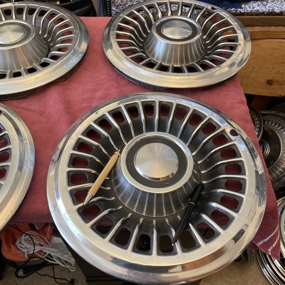 1966 PONTIAC BONNEVILLE, CATALINA STAR CHIEF 14" WHEEL COVERS, HUBCAPS ...