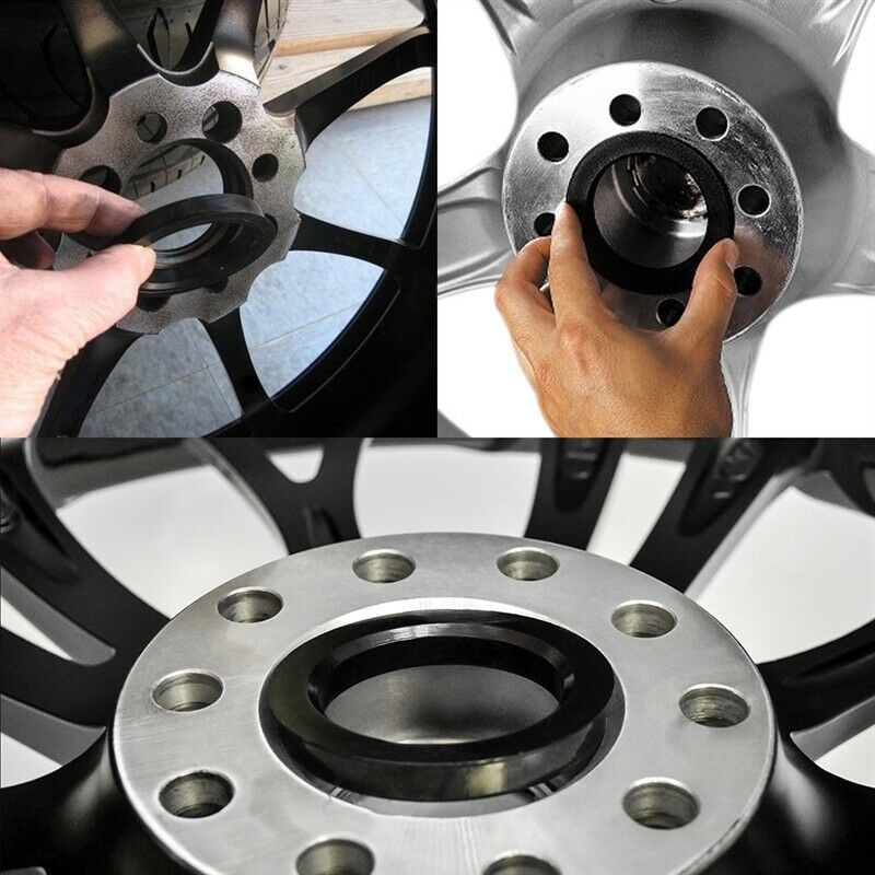 4x Spigot Rings 65,0 mm - 57,1 mm Conversion spigot rings for alloy ...