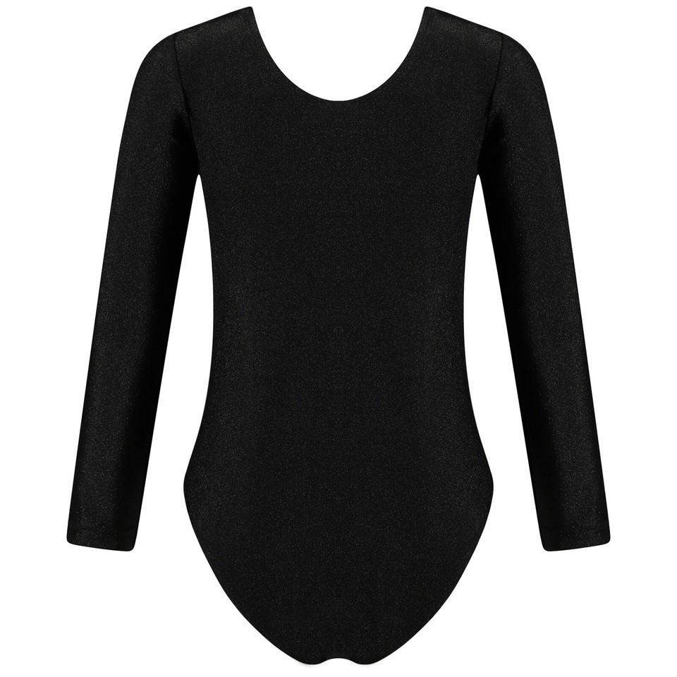 Kids Girls Gymnastic Dancewear Bodysuits Costumes Jumpsuit Rhinestone ...