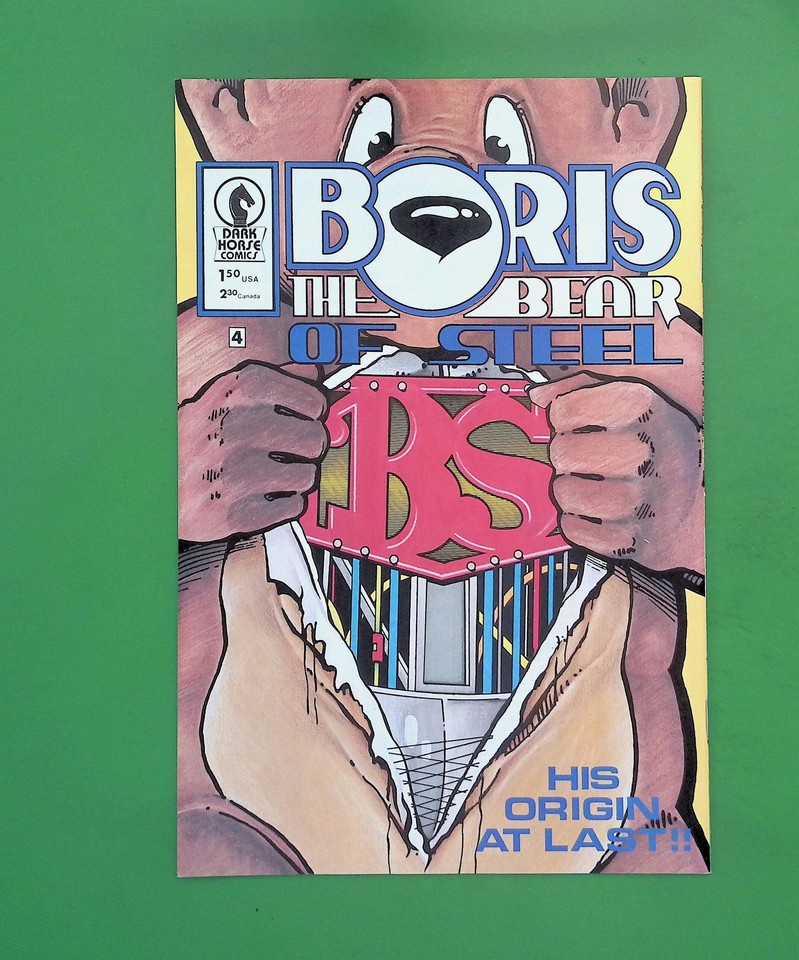 Boris the Bear #4 1986 Dark Horse Comics High Grade Comic Book L16-121 ...
