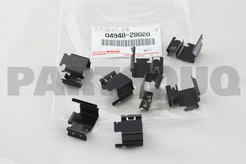 0494828020 Genuine Toyota FITTING KIT, DISC BRAKE, REAR 04948-28020 | eBay