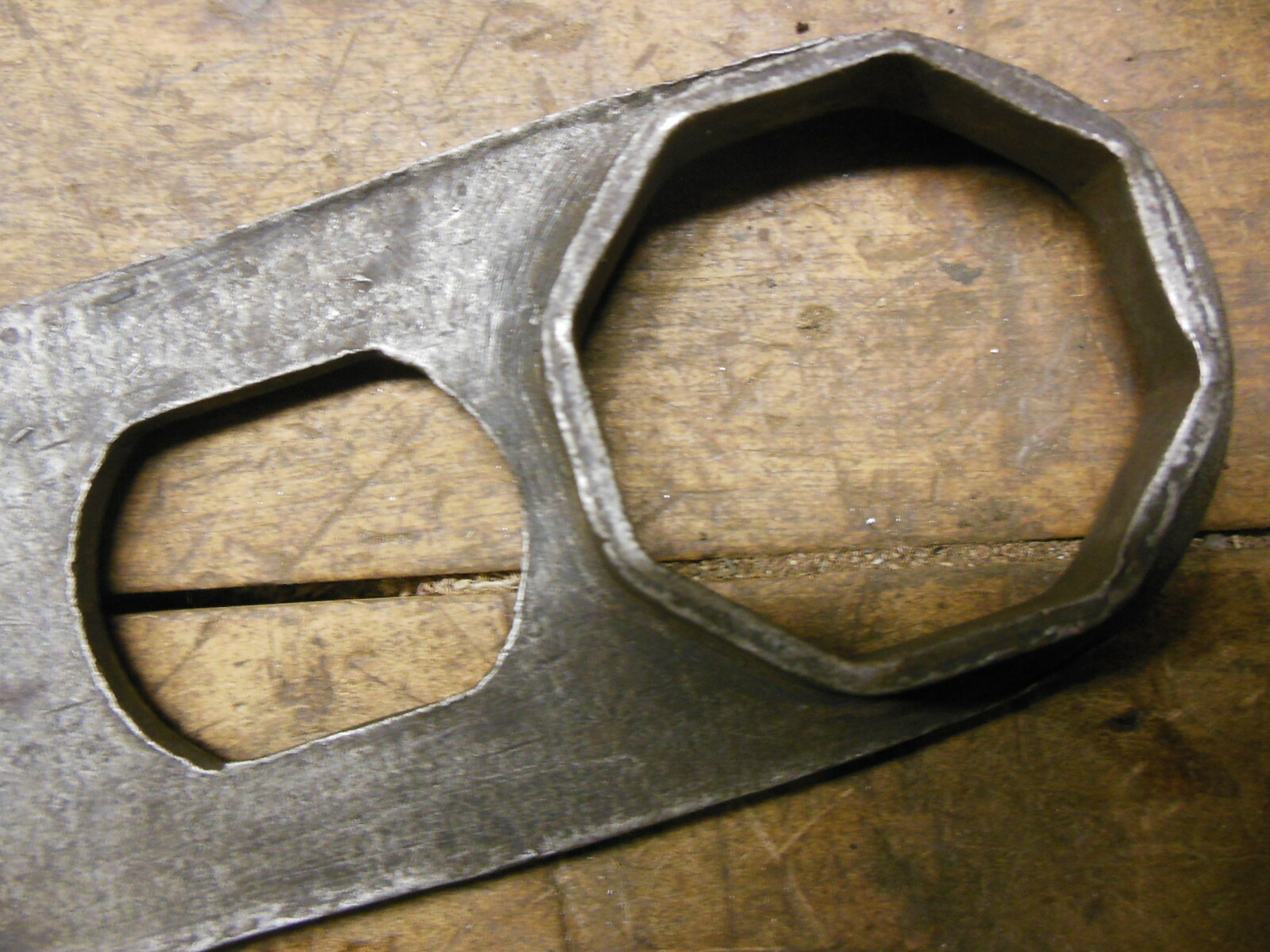 vintage FORD # T1349 stamped steel cutout wrench old mechanic tool | eBay