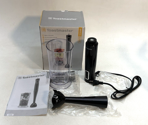 Toastmaster Immersion Hand Blender 25oz Blending Cup 2 Speeds Easy ...