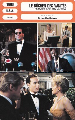 FICHE CINEMA : BRIAN DE PALMA - BUCHER DES VANITÉS (LE) - 1990 | eBay