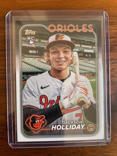2024 Topps Series 2 Jackson Holliday 697 RC SSP Fun Face Black Box ...