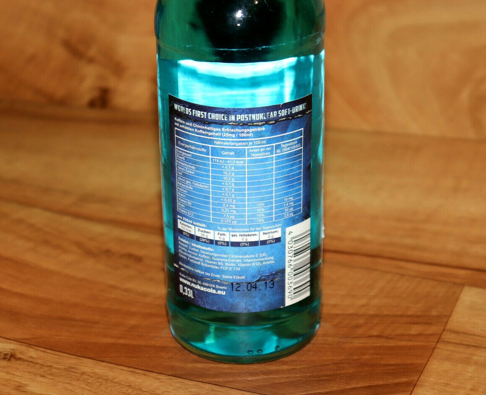 Fallout Original Nuka Cola Quantum Full Bottle | Fallout 2 3 4 New ...