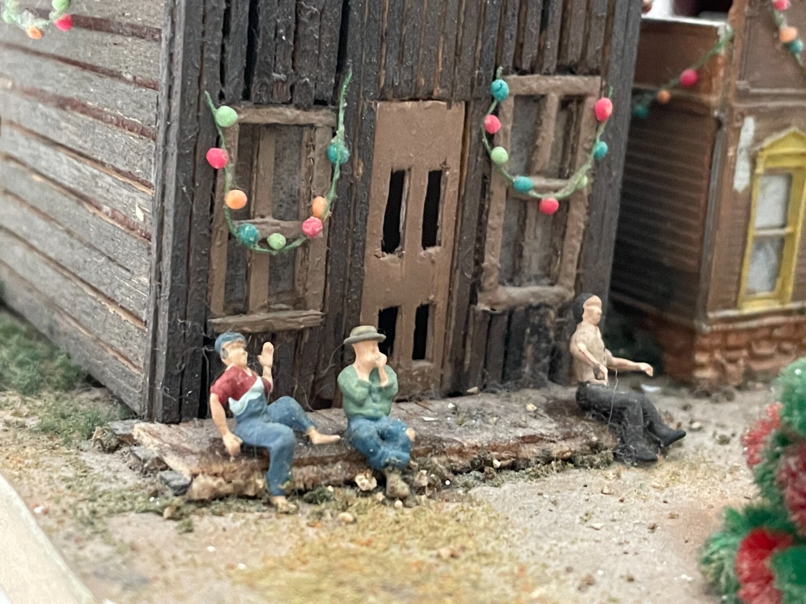 "NEW" Scratchbuilt HO Scale Diorama "Hobos Christmas" 1:87 | eBay