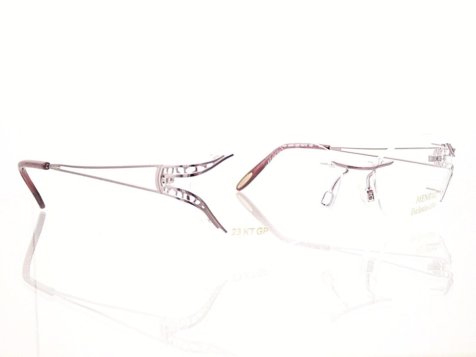 MENRAD 13508 23KT GP Exlusive Line eyeglass frame Brille 53/16/135 ...