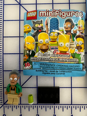 LEGO Simpsons Series 1 Apu Minifigure (71005) New Loose Figure with Bag ...