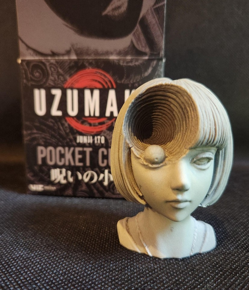 Junji Ito Cursed Box Uzumaki Figure Azami Kurotani - Rare Glow-in-the ...