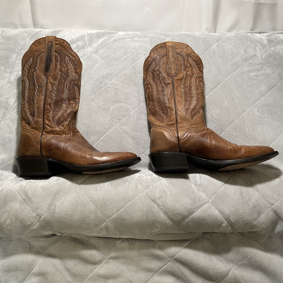JB DILLON GOAT SKIN COWBOY BOOT Men Size 9.5 JBM6001 Fantastic ...