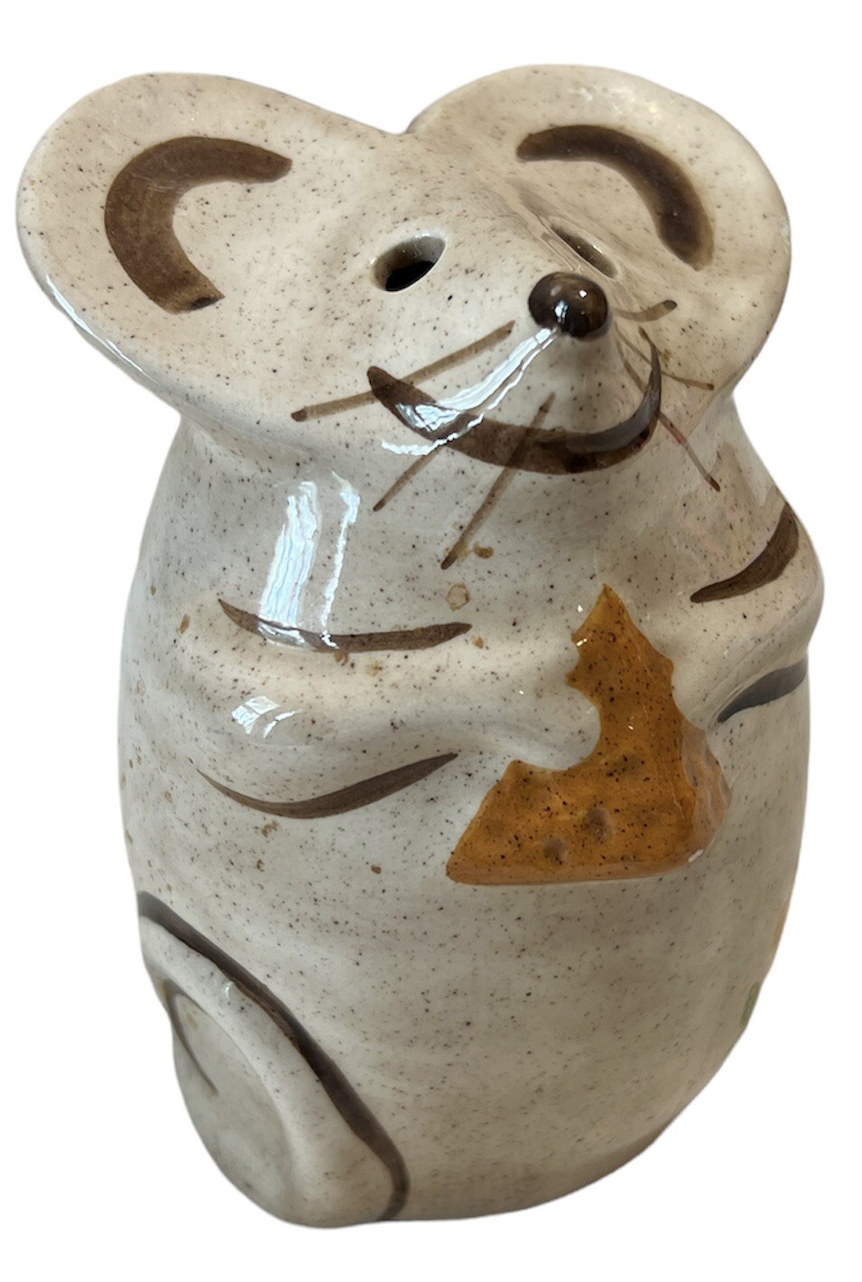 VINTAGE HAND PAINTED POTTERY MOUSE PARMESAN CHEESE SHAKER NS GUSTON | eBay