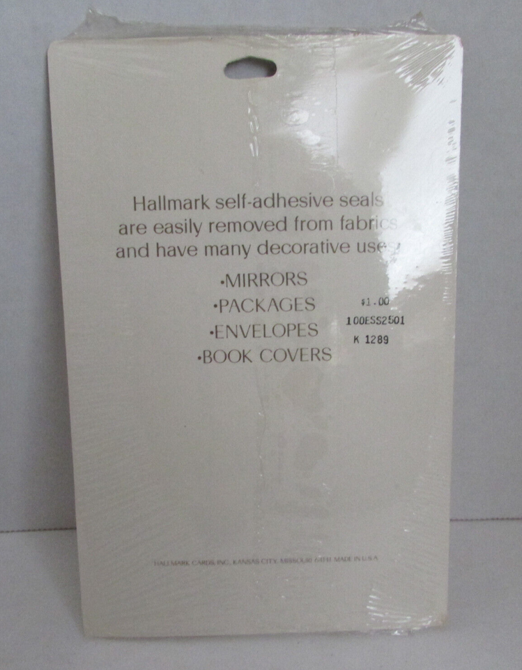 VINTAGE 1979 Hallmark Easter Seals Bunny Chick Tulip Butterfly Stickers ...