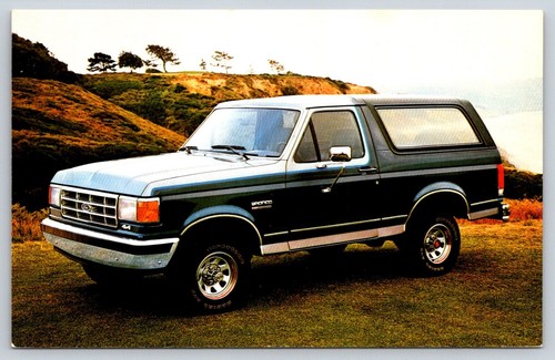 1987 FORD BRONCO Dealer Promo Advertisement Postcard P1C | eBay